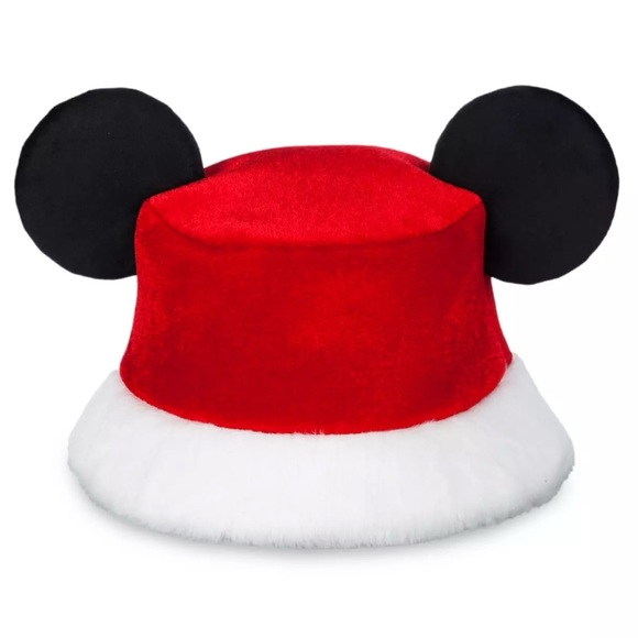 Disney | Accessories | Mickey Mouse Santa Holiday Bucket Hat | Poshmark